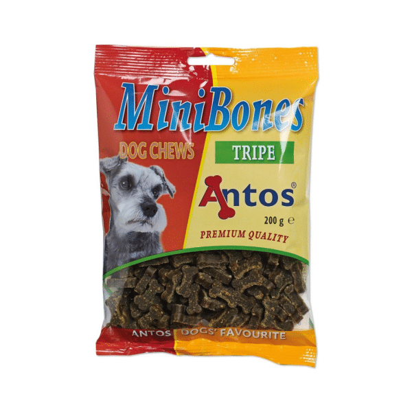 Pirkti ANTOS Mini Bones Tripe - Maži Kauliukai su Žarnokais Šunims(200g ...